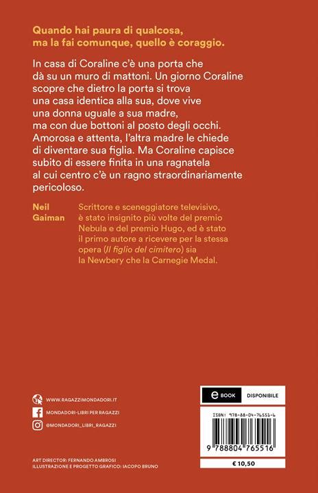 Coraline Neil Gaiman Libro Mondadori Oscar Bestsellers Ibs
