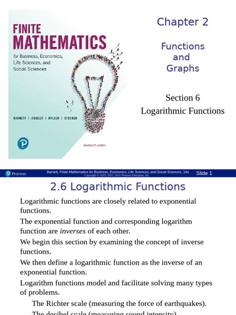 Slides Logarithmic Functions Pdf