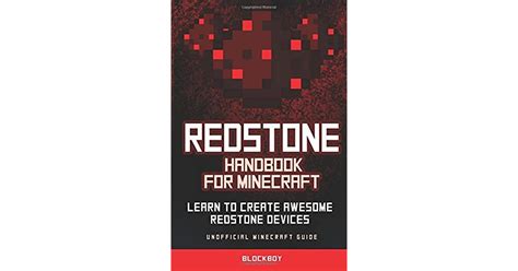 redstone handbook for minecraft learn to create awesome redstone