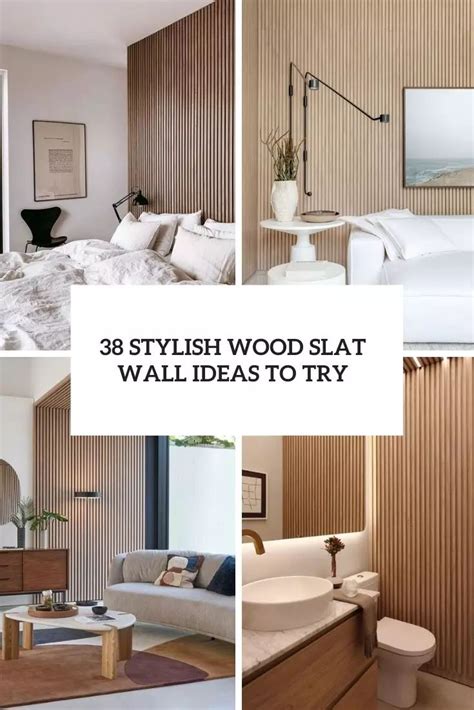 92 Stylish Wood Slat Wall Ideas To Try Digsdigs Wood Slat Wall