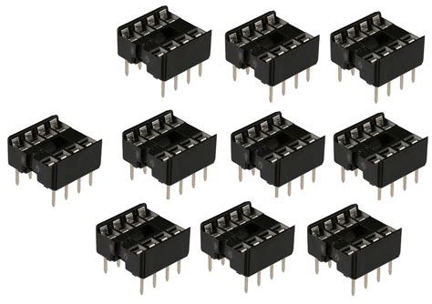 IC Socket 8 Pins 10 Pcs Opencircuit