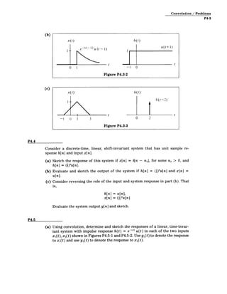 Convolution Problems PDF