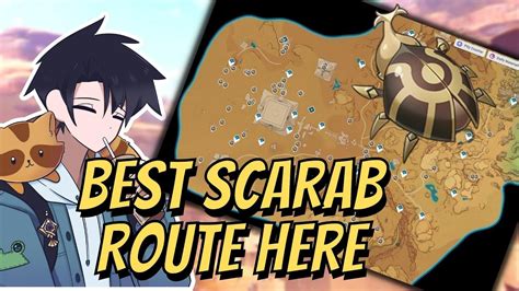 Best Scarab Route For Cyno Farming 【genshin Impact】 Youtube