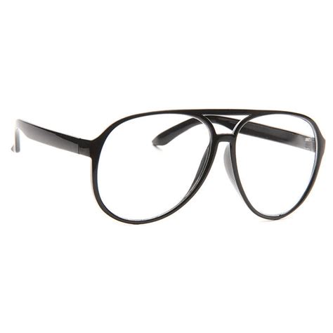 Anita Plastic Flat Top Clear Aviator Glasses Cosmiceyewear