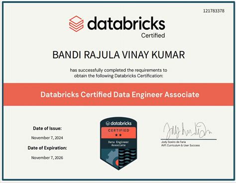 Vinay Kumar On Linkedin Databrickscertified Dataengineering Bigdata