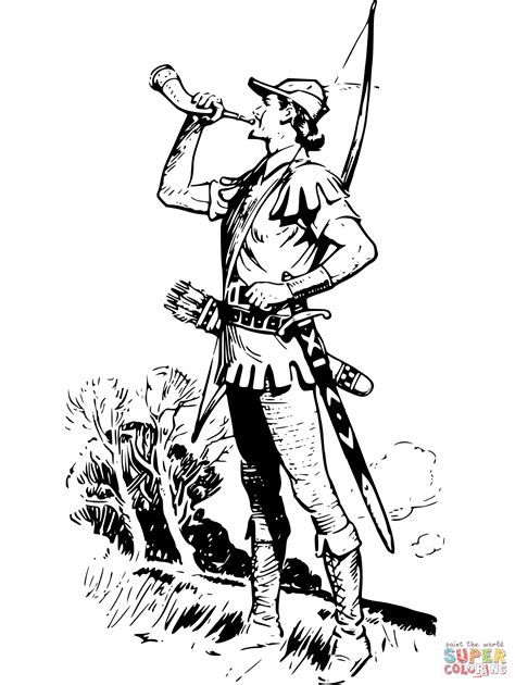 Robin Hood Coloring Pages 2025