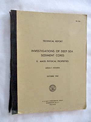 Investigations Of Deep Sea Sediment Cores II Mass Physical Properties