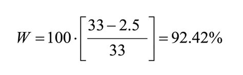Separation Efficiency Definition Calculation