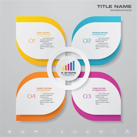 Premium Vector Presentation Chart Infographic Element