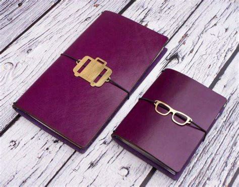 Solid Brass Charm For Travelers Notebook Cover Galen Leather