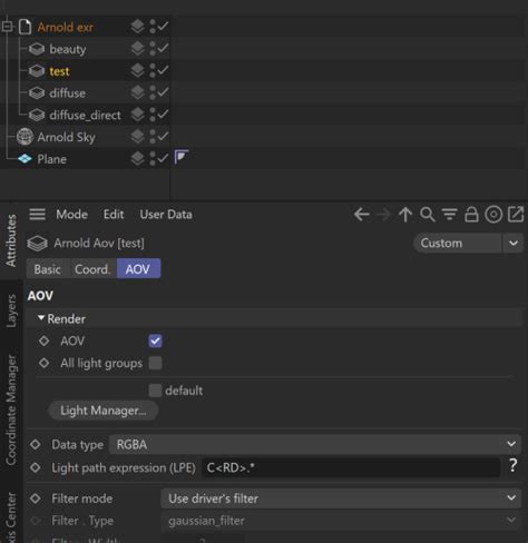 Solved Rendering Aov With Alpha In C4dtoa Autodesk Community
