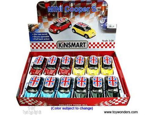 Mini Cooper S Hard Top Wbritish Flag 5059dfb 128 Scale Kinsmart