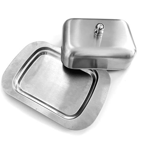 Windsor Stainless Steel Butter Dish With Lid Jean Patrique