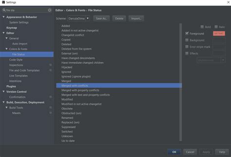Git Decoding Intellij Idea Folder Name Colors Stack Overflow