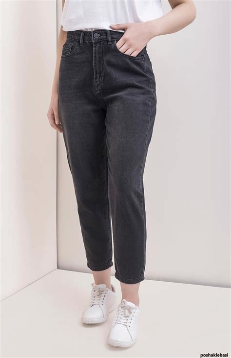 مدل شلوار لی راسته زنانه مشکی