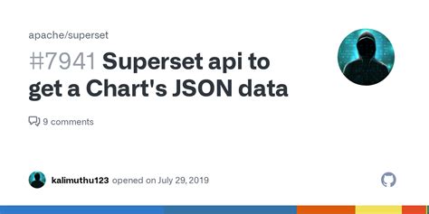 Superset Api To Get A Chart S Json Data Issue Apache Superset Github