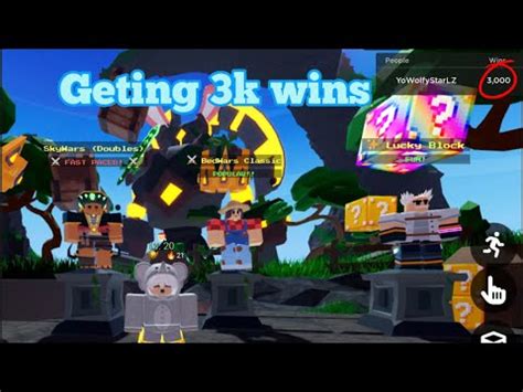 Getting K Wins In Roblox Bedwars Youtube