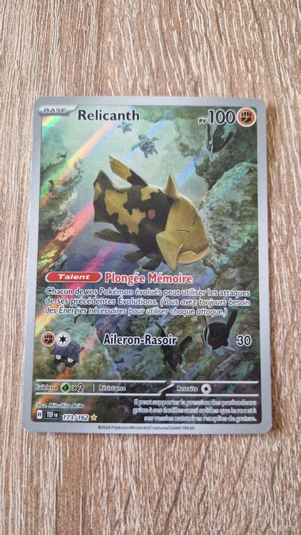 Carte Pokémon Relicanth Ar Force Temporelles Fr Kaufen Auf Ricardo