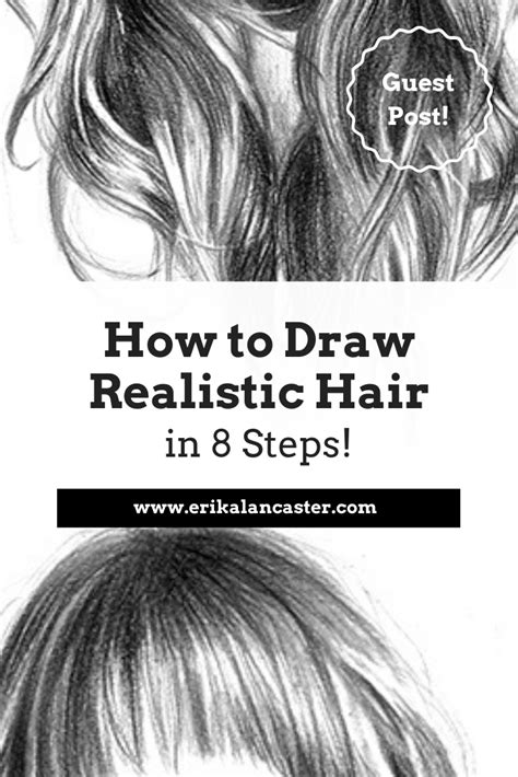 How To Draw Realistic Hair In 8 Steps In 2020 Realistic Drawings