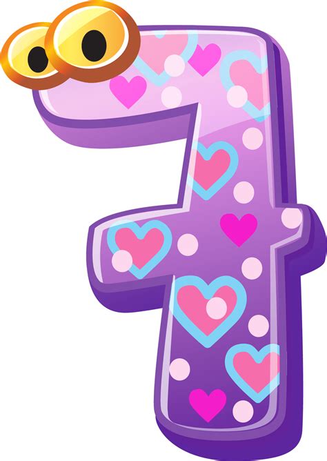 Download Animated Number Onewith Heartsand Eyes