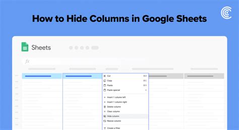 How To Hide Columns In Google Sheets Coefficient
