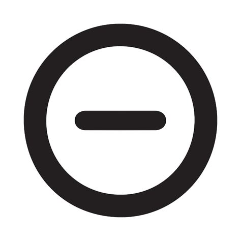 Premium Vector Minus Symbol Basic Mathematical Symbol Sign Calculator