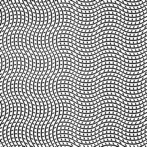 Abstract Geometric Mesh Grid Pattern Of Interweaved Interlocking Lines Stripes Cellular