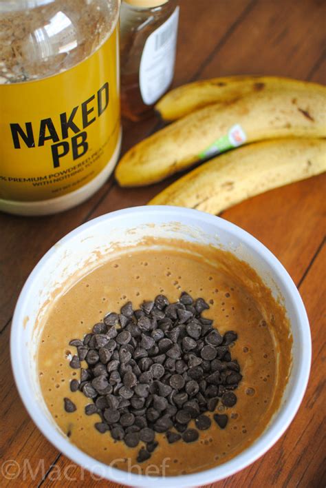 Peanut Butter Chocolate Chip Banana Bread Bars MacroChef