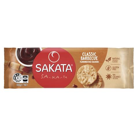 Sakata Barbeque Rice Crackers Aussie Foods