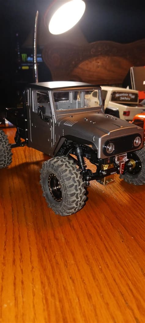New Injora Body On Scx24 Power Wagon Chassis R Scx24