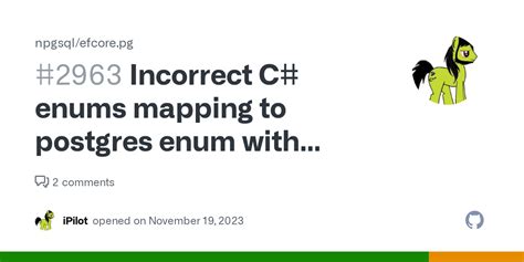 Incorrect C Enums Mapping To Postgres Enum With Non Default Schema Issue Npgsql