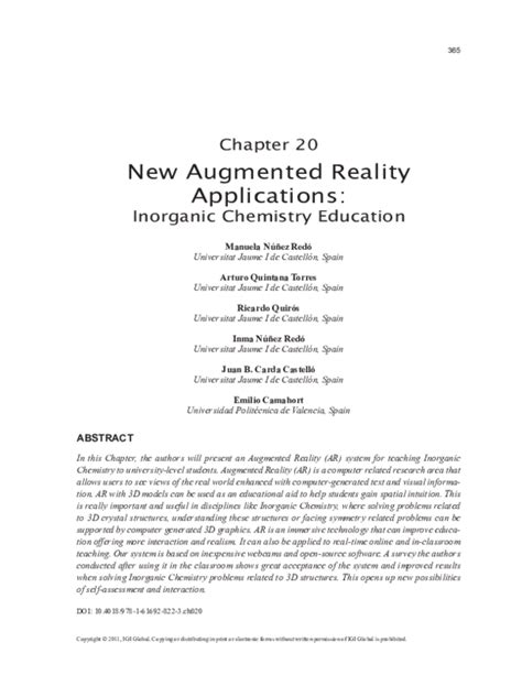 pdf new augmented reality applications