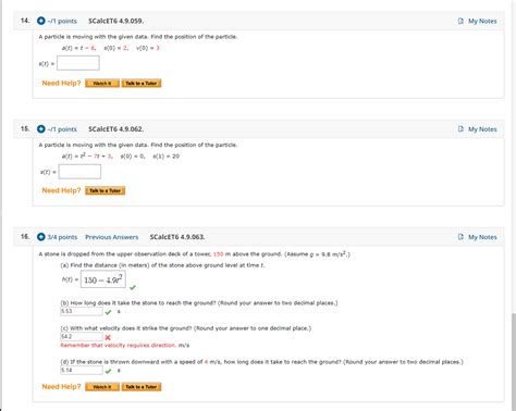 Solved Points Scalcet My Notes A Chegg