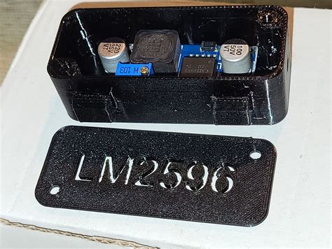 Lm2596 Enclosure With V Slot Mount By Szutsgy Download Free Stl Model