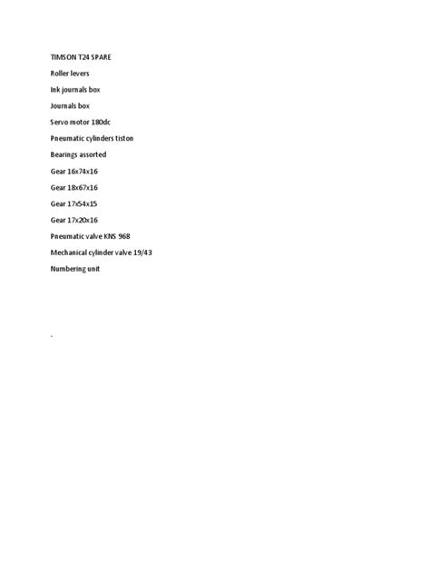 Timson T24 Pdf