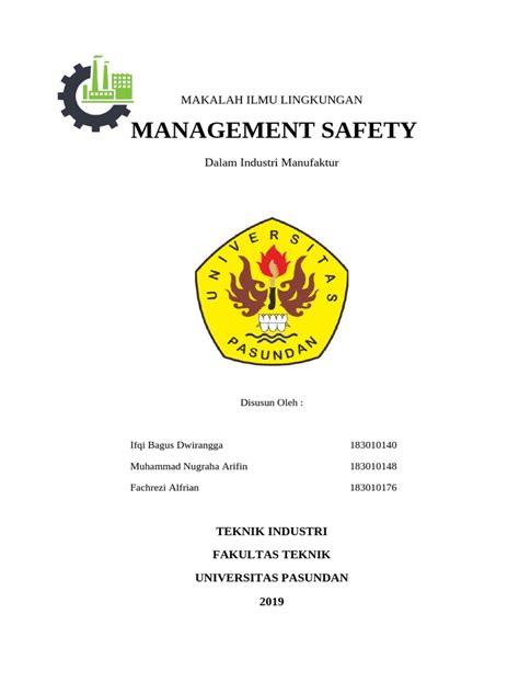 Makalah K3 Managemeny Safety Pdf