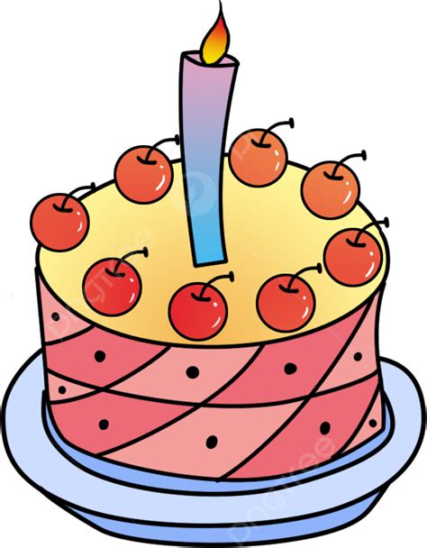 케이크 일러스트 생일 생일 케이크 양초 생신 Png 일러스트 및 Psd 이미지 무료 다운로드 Pngtree