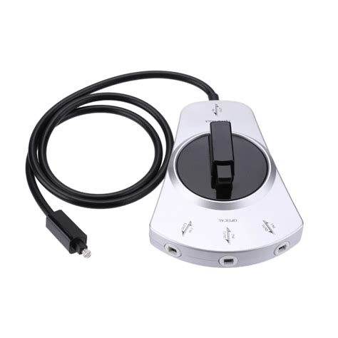 digital audio optical fiber cable toslink 3 way selector splitter 3 to