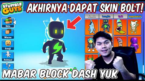 Mabar Block Dash Only Mencari Sigma Pakai Skin Bolt Kuy Ramaikan