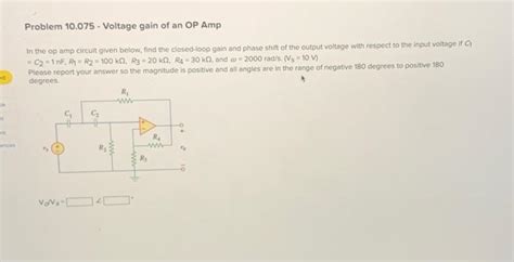 Solved In The Op Circuit Given Below Find The Chegg
