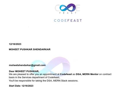 Moheet Shendarkar On Linkedin It Gives Me Immense Pleasure To Announce