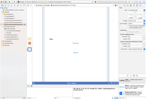 Xcode Iosxib Easiest Way To Show A Button In The Middle Of Different Iphone Stack Overflow