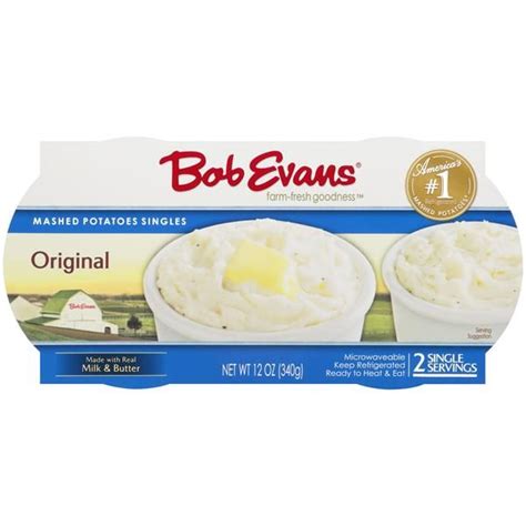 Bob Evans® Original Mashed Potatoes Singles 2 Ct Sleeve Friendsgiving
