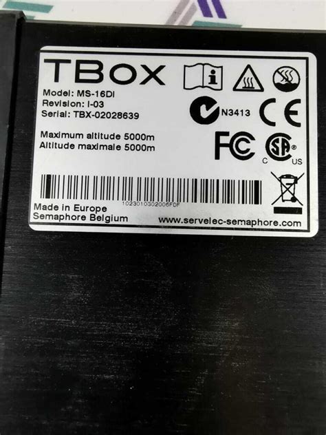 NEW TBOX MS 16DI DIGITAL INPUT MODULE Orbit Surplus