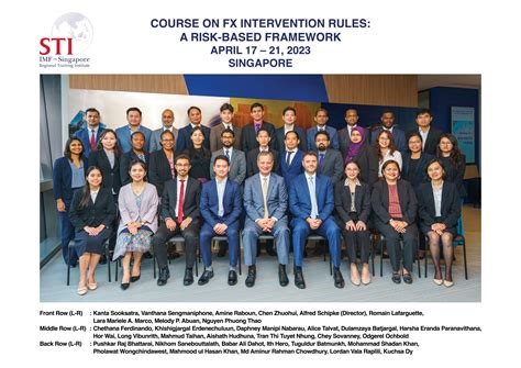 IMF STI Risk Based Framework For FX Intervention IMF STI Risk