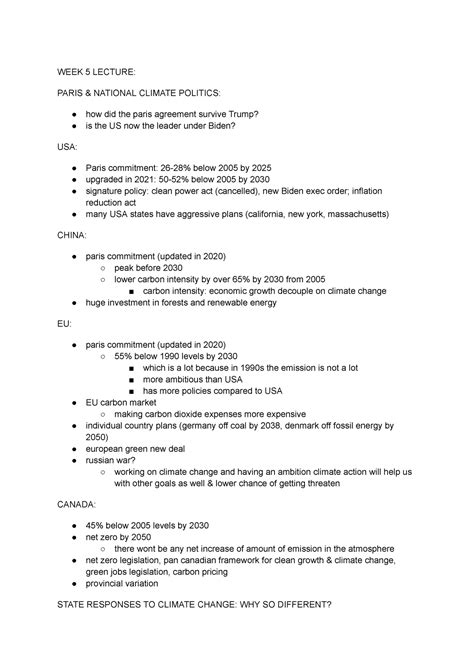 Pola02 Week 5 Lecture Notes Week 5 Lecture Paris And National Climate