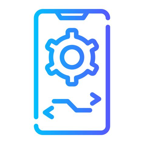 App Development Generic Gradient Outline Icon