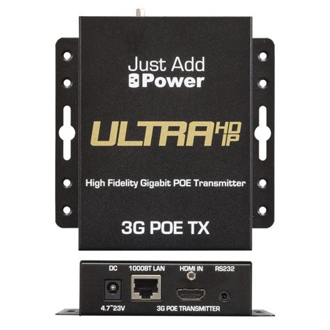 Just Add Power Vbs Hdip 707poe Poe 3g 4k Transmitter