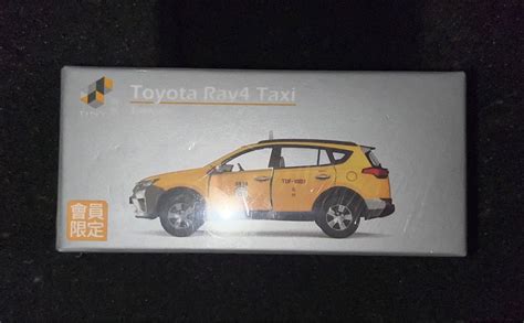 全新 Tiny 微影 合金車仔 台灣 的士 計程車 Taiwan Taxi 豐田 Toyota Rav4 會員限定 興趣及遊戲