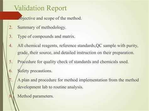 Analytical Method Validation Pptx